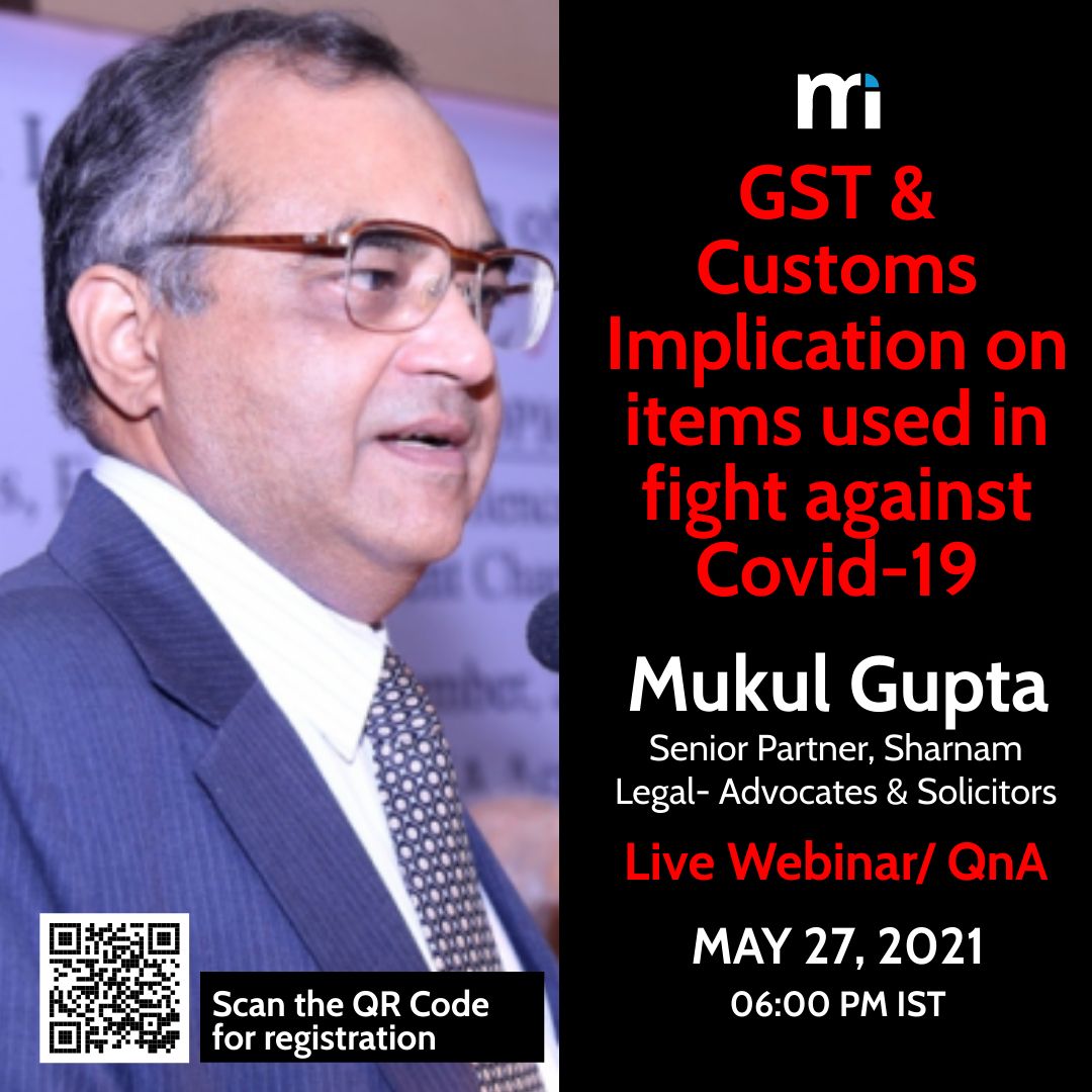 Prateek Gupta on LinkedIn: #webinar #gst #customs #covid19legalupdate # ... Prateek Gupta on LinkedIn: #webinar #gst #customs #covid19legalupdate # ...