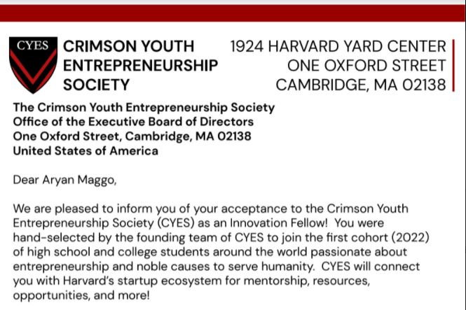 Aryan Maggo on LinkedIn: #harvard #crimsonyouth #entrepreneurship | 20 ... Aryan Maggo on LinkedIn: #harvard #crimsonyouth #entrepreneurship | 20 ...