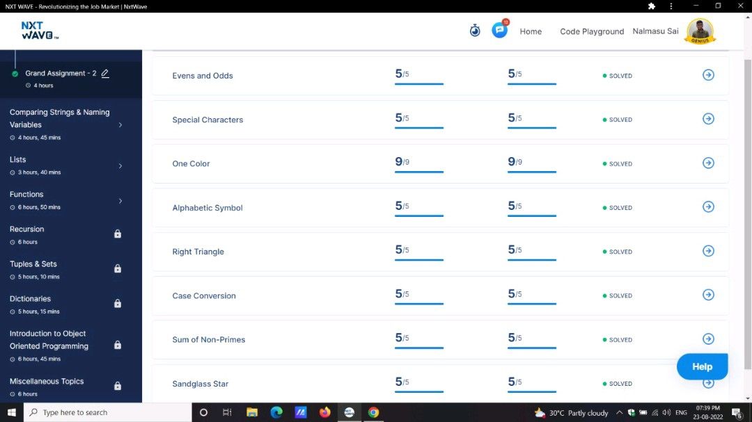 NALMASU SAIKUMAR on LinkedIn: #nxtwave #python #codingpractices # ... NALMASU SAIKUMAR on LinkedIn: #nxtwave #python #codingpractices # ...