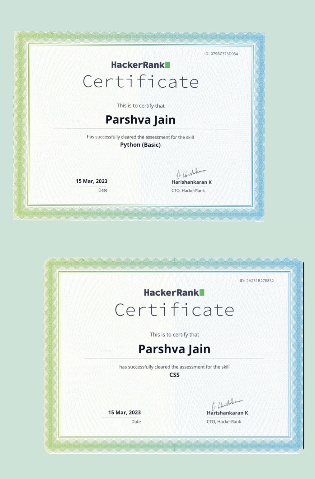 parshva Jain on LinkedIn: #connections #hackerrank #css #python parshva Jain on LinkedIn: #connections #hackerrank #css #python