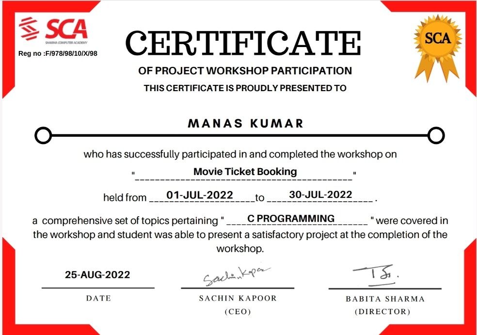 Manas kumar on LinkedIn: #project #cprogramming #workshop Manas kumar on LinkedIn: #project #cprogramming #workshop