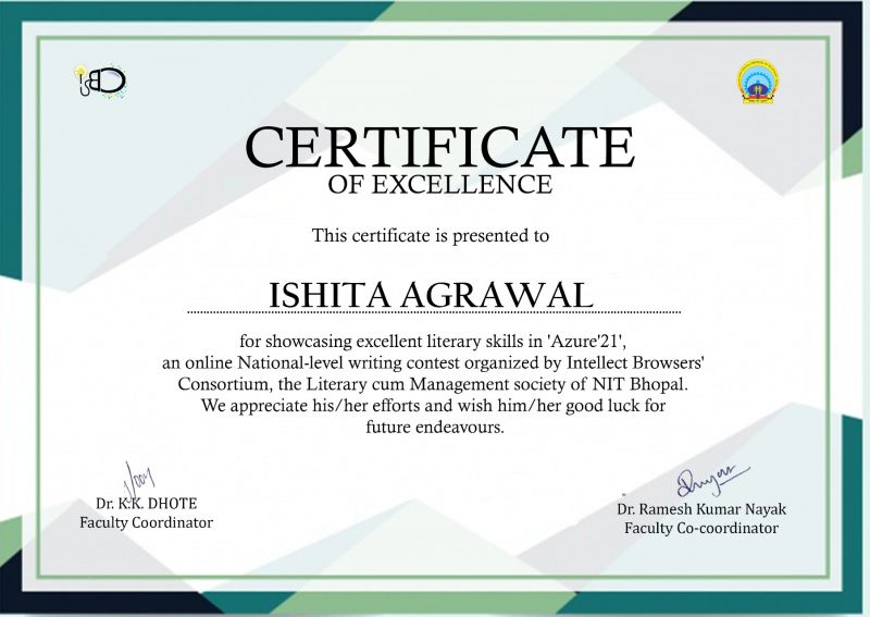 Ishita Agrawal on LinkedIn: #manit #contestwinner #writing #poetry Ishita Agrawal on LinkedIn: #manit #contestwinner #writing #poetry