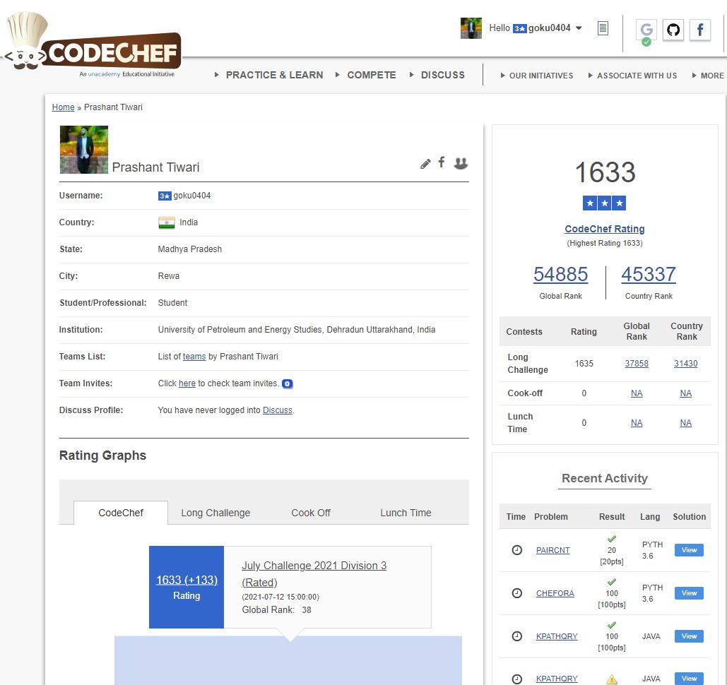 #competitiveprogramming #codechef #coding #codingpractices | Prashant ... #competitiveprogramming #codechef #coding #codingpractices | Prashant ...