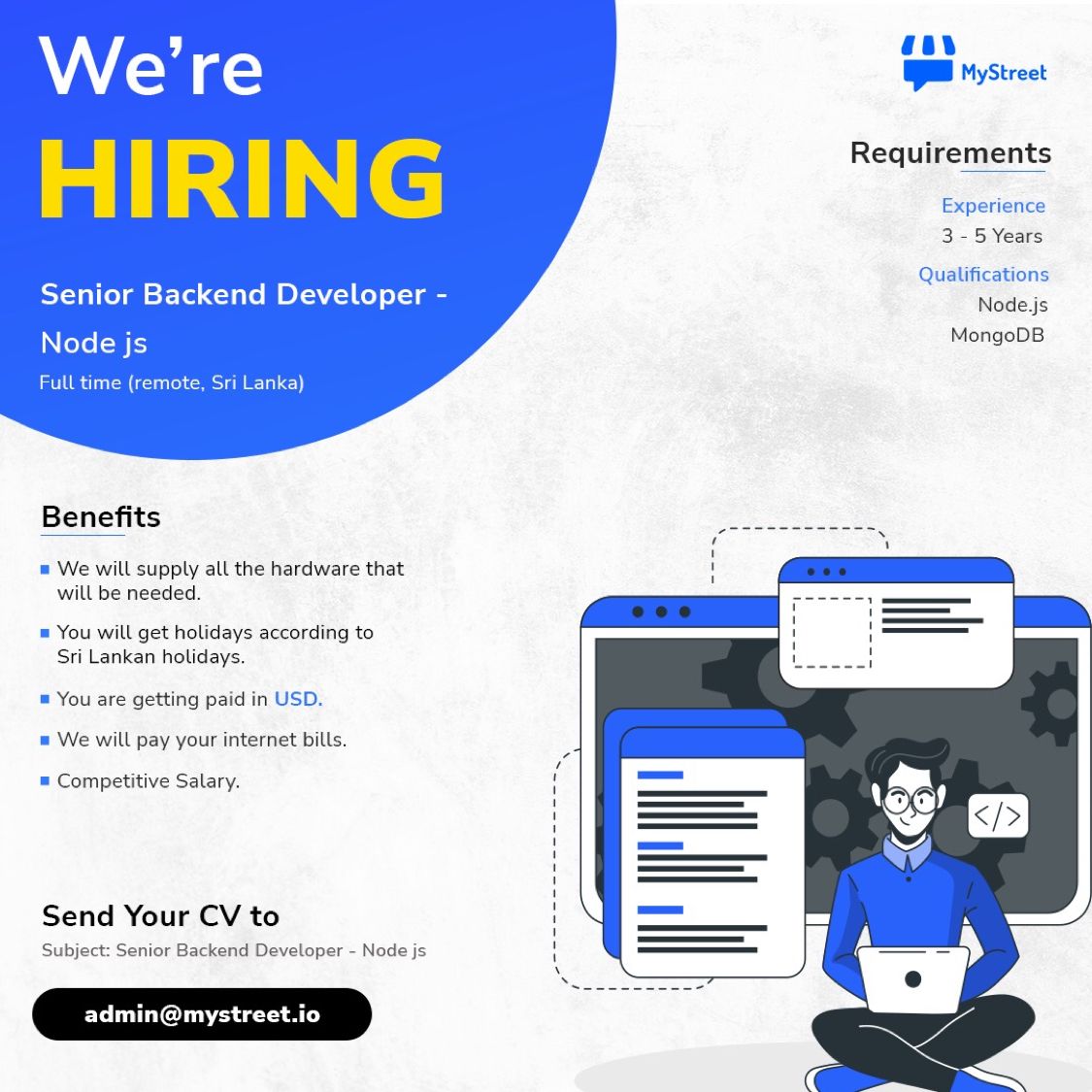 Enushan Edirisinghe on LinkedIn: We’re hiring Senior Backend Developer ... Enushan Edirisinghe on LinkedIn: We’re hiring Senior Backend Developer ...