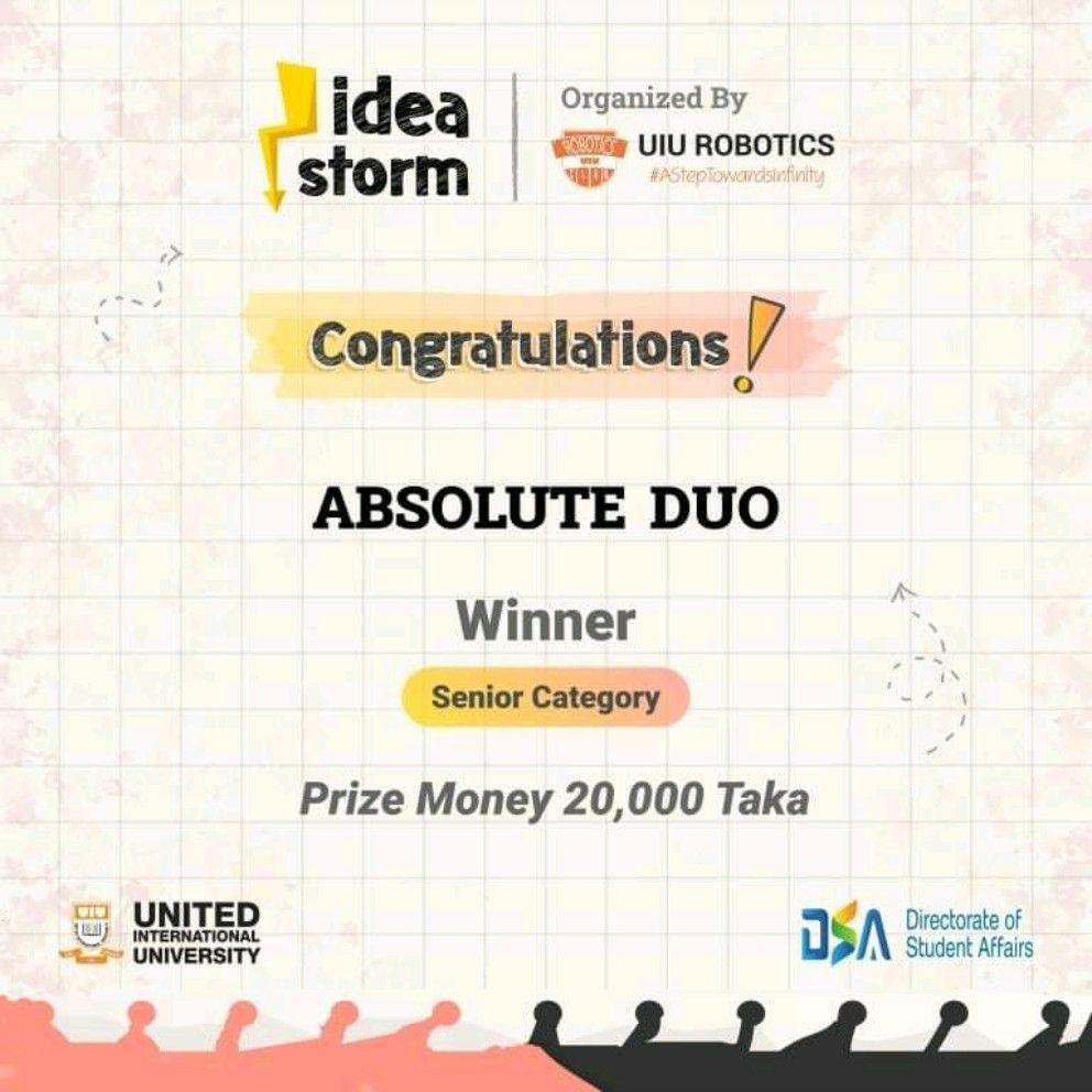 Fardin Alam Rafi on LinkedIn: Alhamdulillah Champion of Idea Storm 2021 ... Fardin Alam Rafi on LinkedIn: Alhamdulillah Champion of Idea Storm 2021 ...