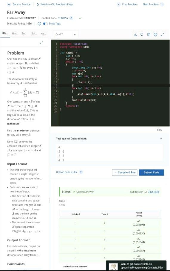 #coding #codechef #100daysofcodechallenge #contest #happycoding #cpp ... #coding #codechef #100daysofcodechallenge #contest #happycoding #cpp ...
