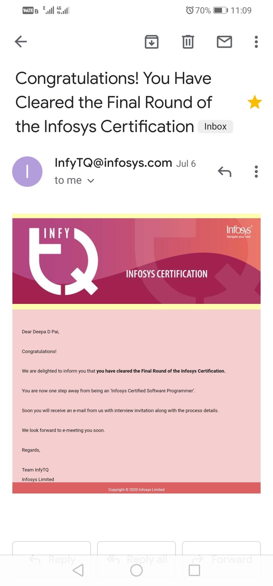 Deepa D Pai on LinkedIn: #infytq #hackwithinfy #covid19 Deepa D Pai on LinkedIn: #infytq #hackwithinfy #covid19
