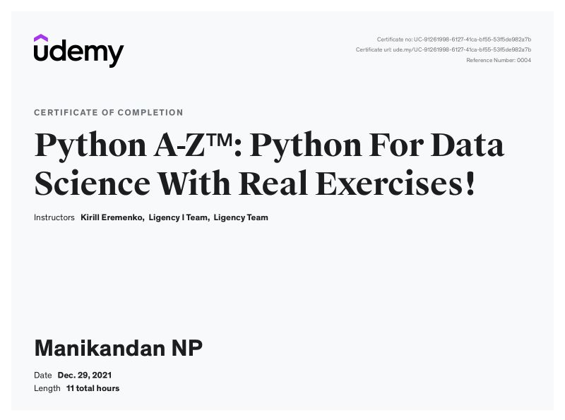 Manikandan N P on LinkedIn: #analytics #datasciencewithpython # ... Manikandan N P on LinkedIn: #analytics #datasciencewithpython # ...