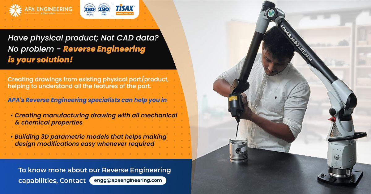 APA Engineering Inc. on LinkedIn: Have physical product; Not CAD data ... APA Engineering Inc. on LinkedIn: Have physical product; Not CAD data ...