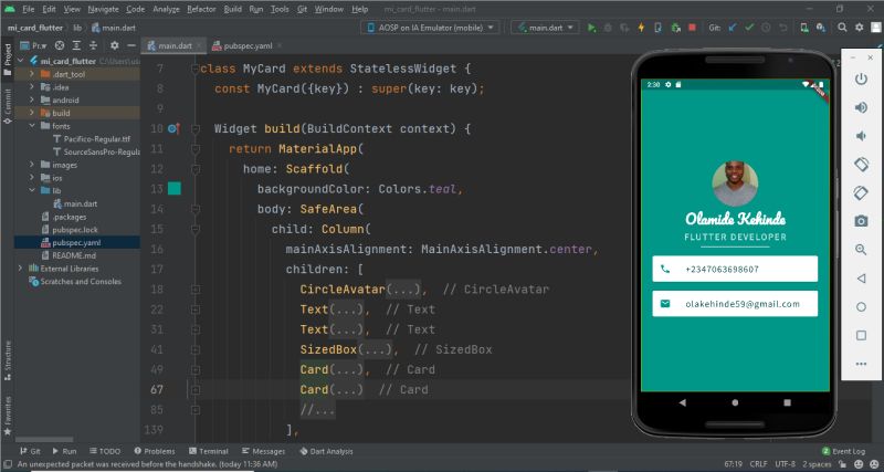 Olamide Kehinde on LinkedIn: #flutter #github #flutterstudygroup # ... Olamide Kehinde on LinkedIn: #flutter #github #flutterstudygroup # ...