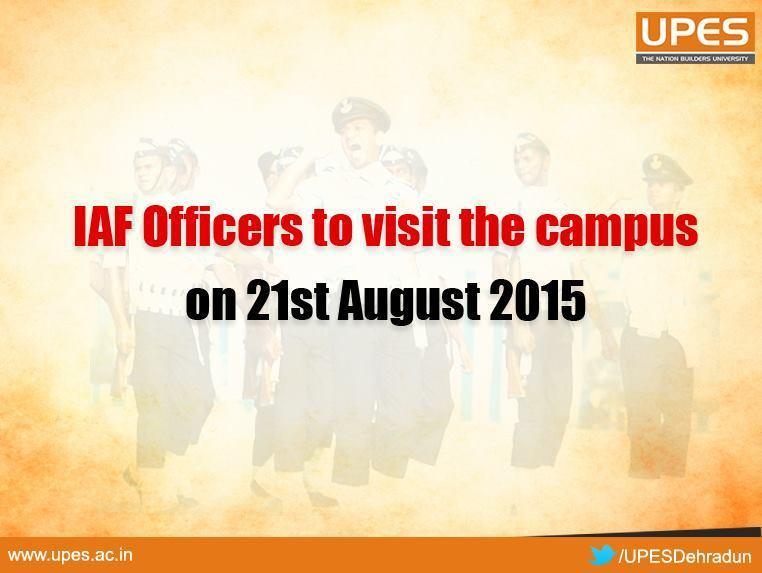 UPES on LinkedIn: Officers from the Indian Air Force selection board ... UPES on LinkedIn: Officers from the Indian Air Force selection board ...