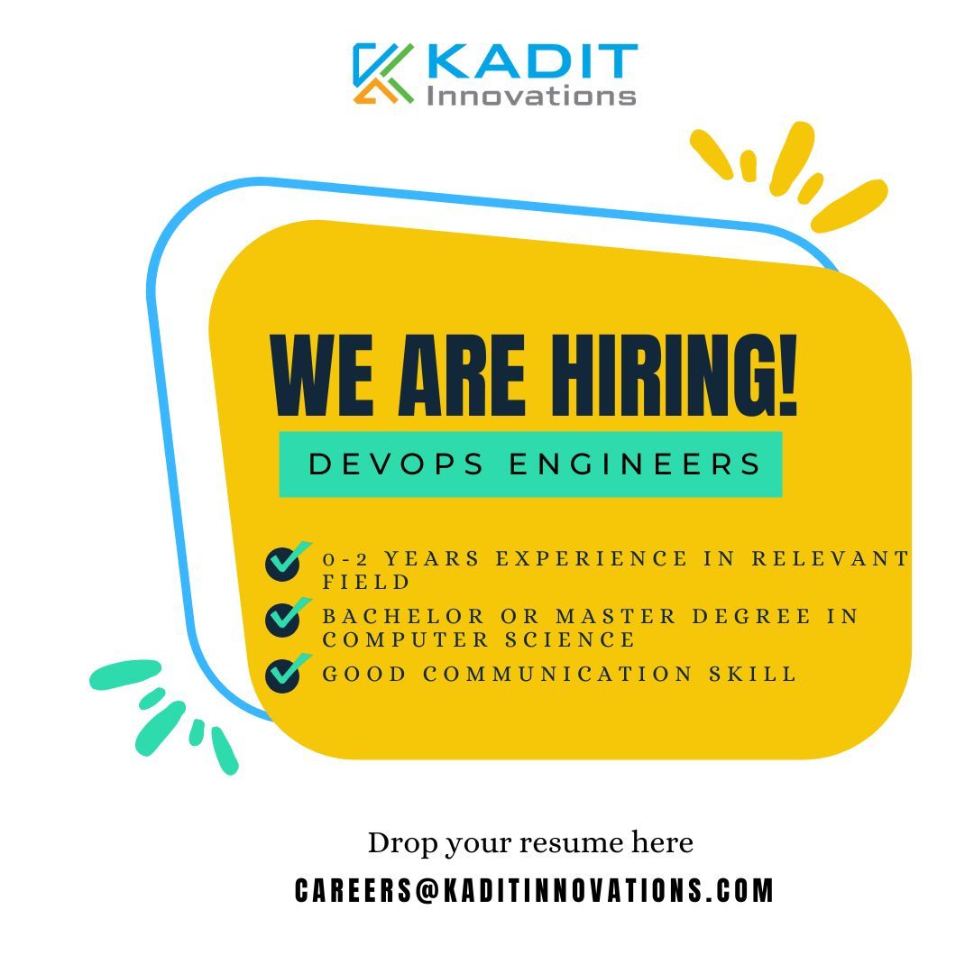KADIT Innovations on LinkedIn: #careers #devops #engineers #hiring KADIT Innovations on LinkedIn: #careers #devops #engineers #hiring