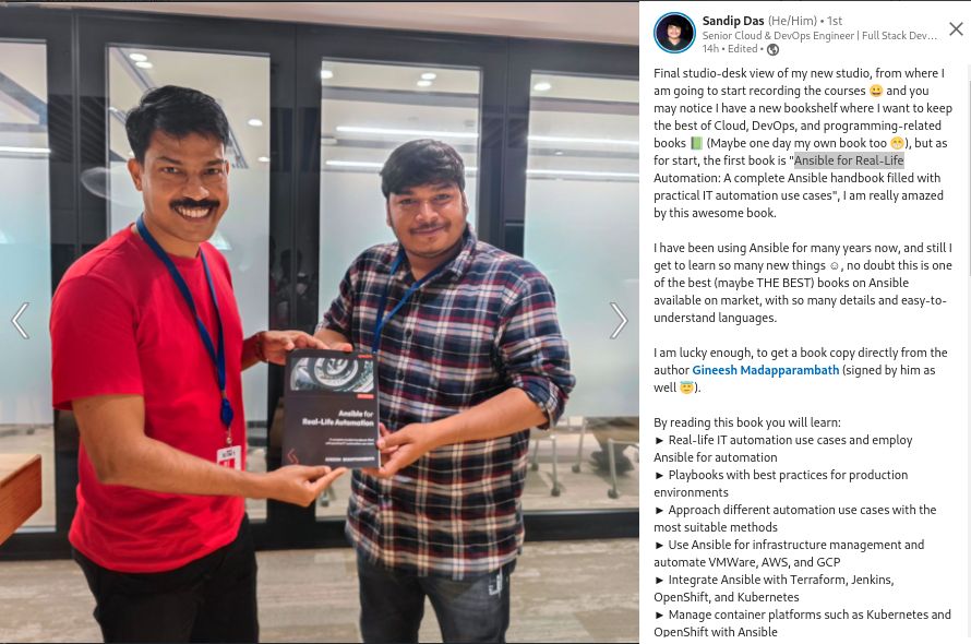 Gineesh Madapparambath on LinkedIn: #ansiblebook #ansiblehandbook # ... Gineesh Madapparambath on LinkedIn: #ansiblebook #ansiblehandbook # ...