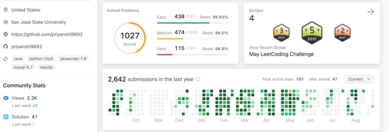 Priyanshi Jajoo on LinkedIn: #leetcode #softwareengineering # ... Priyanshi Jajoo on LinkedIn: #leetcode #softwareengineering # ...