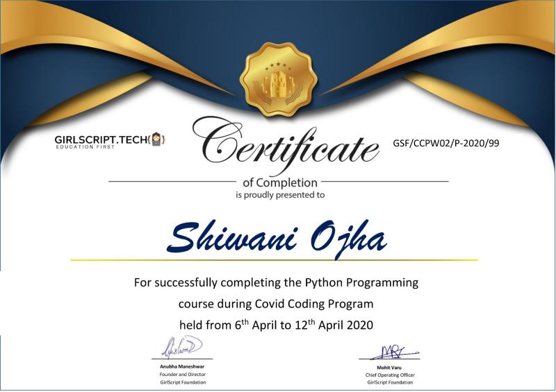 Shiwani Ojha on LinkedIn: #pythonprogramming Shiwani Ojha on LinkedIn: #pythonprogramming