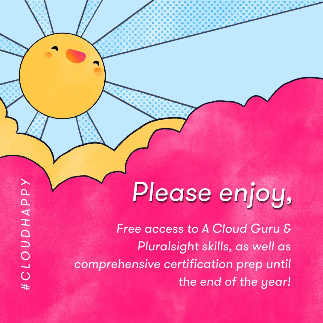 A Cloud Guru | A Pluralsight Company on LinkedIn: #cloudhappy A Cloud Guru | A Pluralsight Company on LinkedIn: #cloudhappy