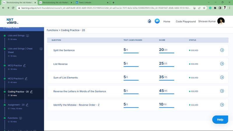 Shravan Kumar Poosala on LinkedIn: #day31 #50daysofcodechallenge # ... Shravan Kumar Poosala on LinkedIn: #day31 #50daysofcodechallenge # ...