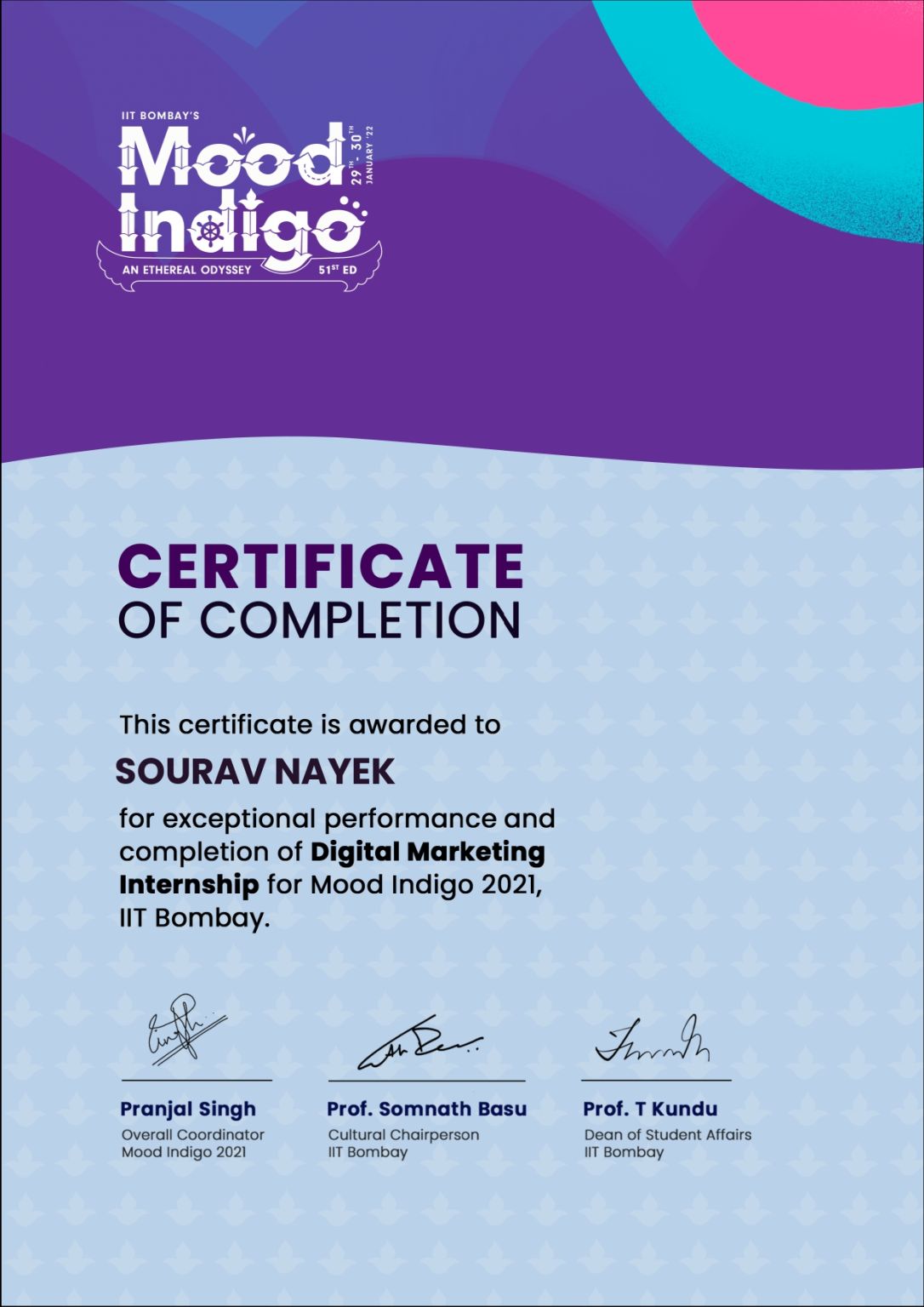 Sourav Nayek on LinkedIn: #connections #internship #thankyou #share # ... Sourav Nayek on LinkedIn: #connections #internship #thankyou #share # ...