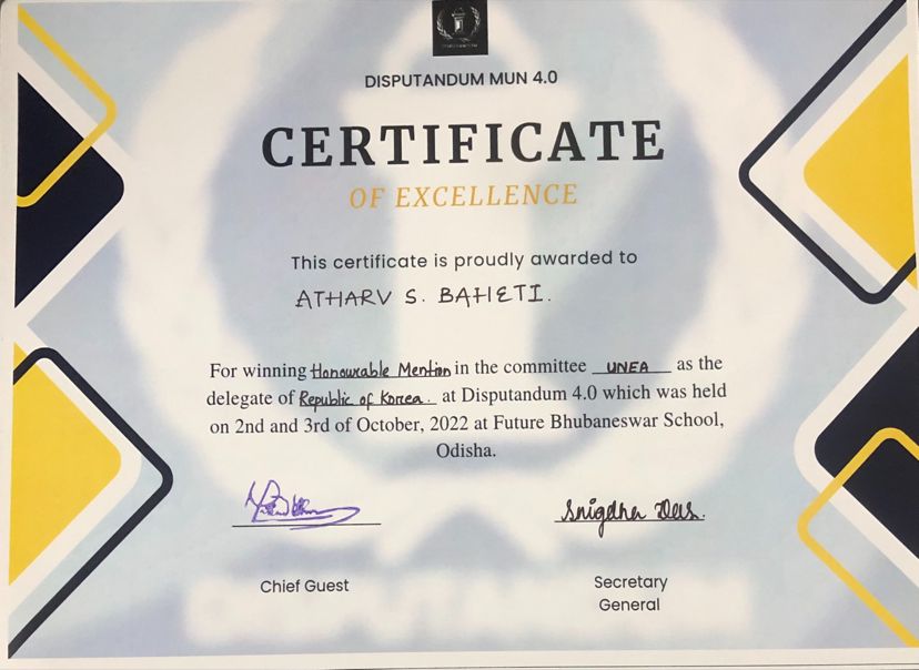 Atharv Baheti on LinkedIn: #mun Atharv Baheti on LinkedIn: #mun