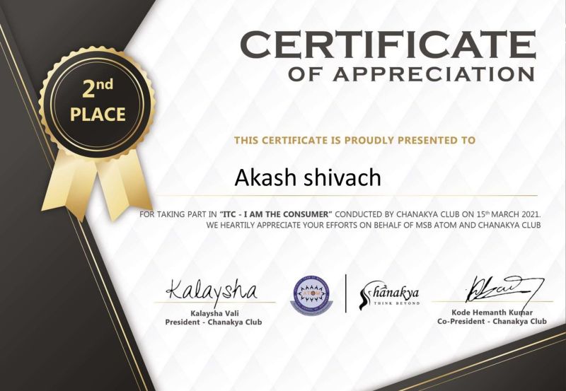 Akash Shivach on LinkedIn: #msb #chanakyaclub #lpu Akash Shivach on LinkedIn: #msb #chanakyaclub #lpu
