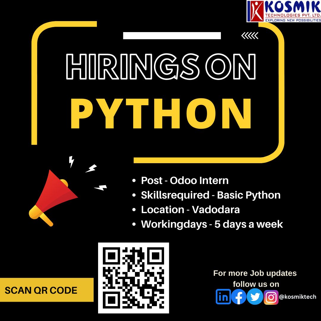 #openings #python #pythondeveloper #itjobs #job #python #pythonwalkin ... #openings #python #pythondeveloper #itjobs #job #python #pythonwalkin ...