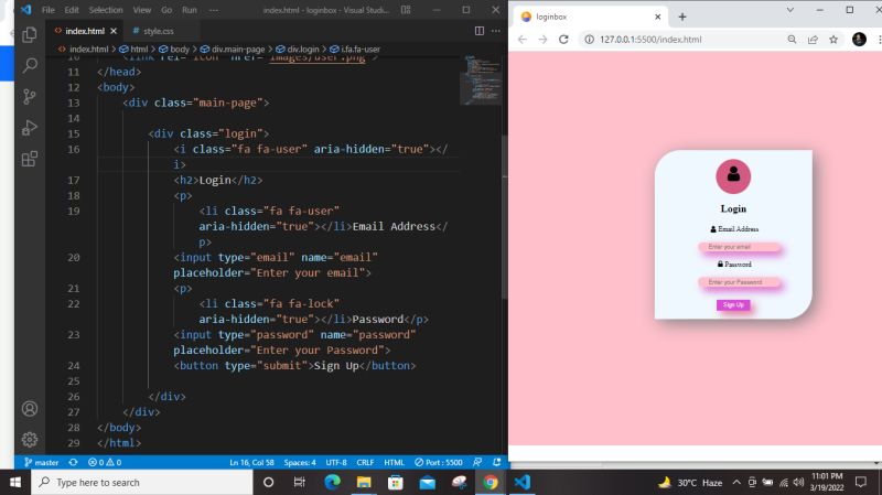 Al Amin Sarker Dolon on LinkedIn: #html #css #loginbox Al Amin Sarker Dolon on LinkedIn: #html #css #loginbox