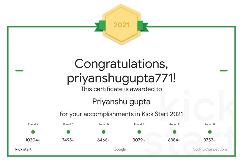 Priyanshu G. on LinkedIn: #experience #google #coding #problemsolving # ... Priyanshu G. on LinkedIn: #experience #google #coding #problemsolving # ...