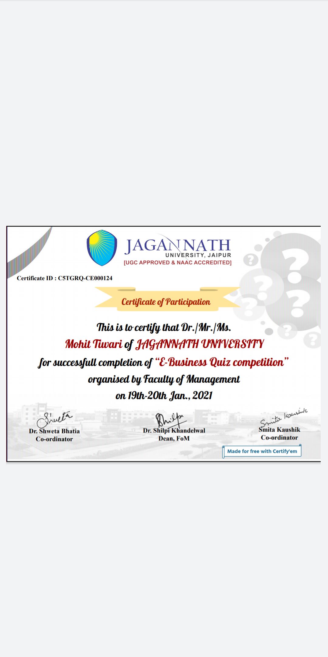Mohit tiwari on LinkedIn: #equiz Mohit tiwari on LinkedIn: #equiz