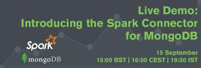 MongoDB on LinkedIn: Webinar: Live Demo of the Spark Connector for ... MongoDB on LinkedIn: Webinar: Live Demo of the Spark Connector for ...