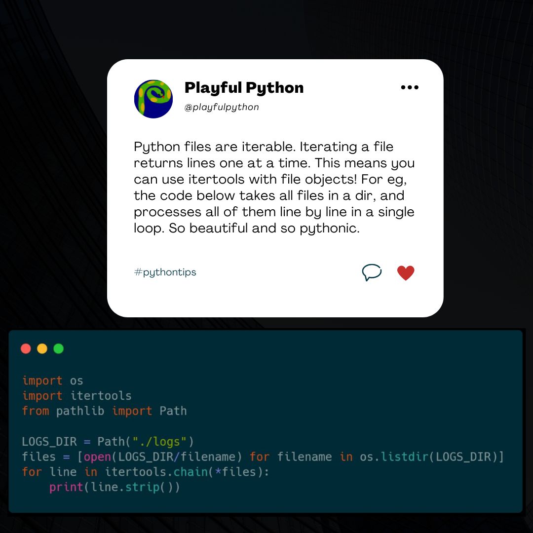 Siddharta Govindaraj on LinkedIn: #python #pythontips Siddharta Govindaraj on LinkedIn: #python #pythontips