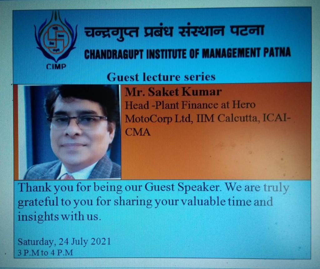 Saket Kumar on LinkedIn: Thanks you CIMP team and special thanks to ... Saket Kumar on LinkedIn: Thanks you CIMP team and special thanks to ...