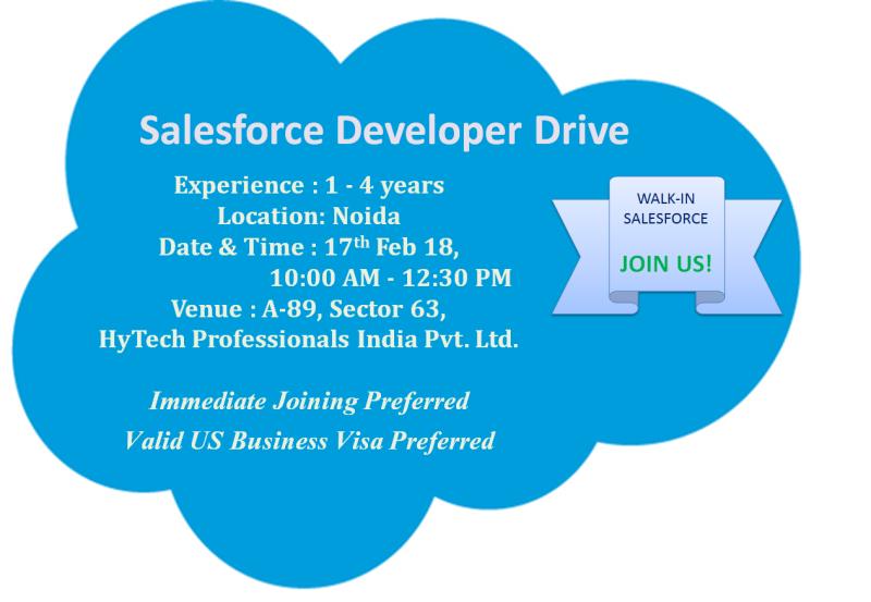 Parul Vishnoi on LinkedIn: SALESFORCE WALK-IN @ HYTECHPRO || JOIN US Parul Vishnoi on LinkedIn: SALESFORCE WALK-IN @ HYTECHPRO || JOIN US
