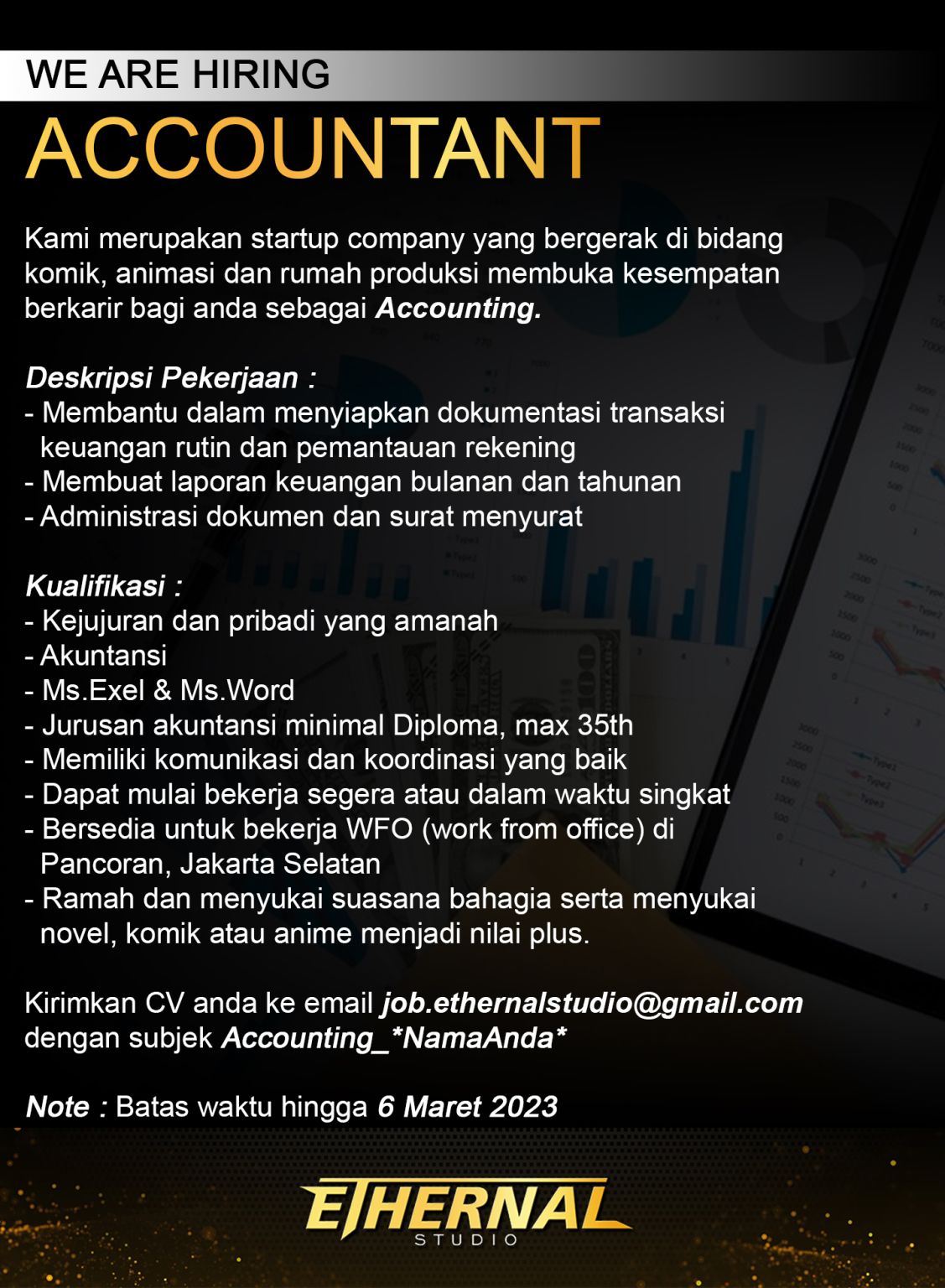 #hiring | Setyo Wisanggeni (R. Prasetyo) #hiring | Setyo Wisanggeni (R. Prasetyo)