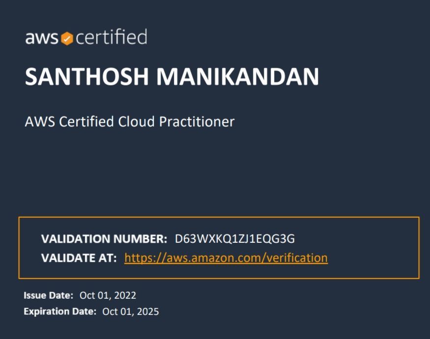 #dxctechnology #aws #cloudengineer #cloudcertification | Santhosh ... #dxctechnology #aws #cloudengineer #cloudcertification | Santhosh ...