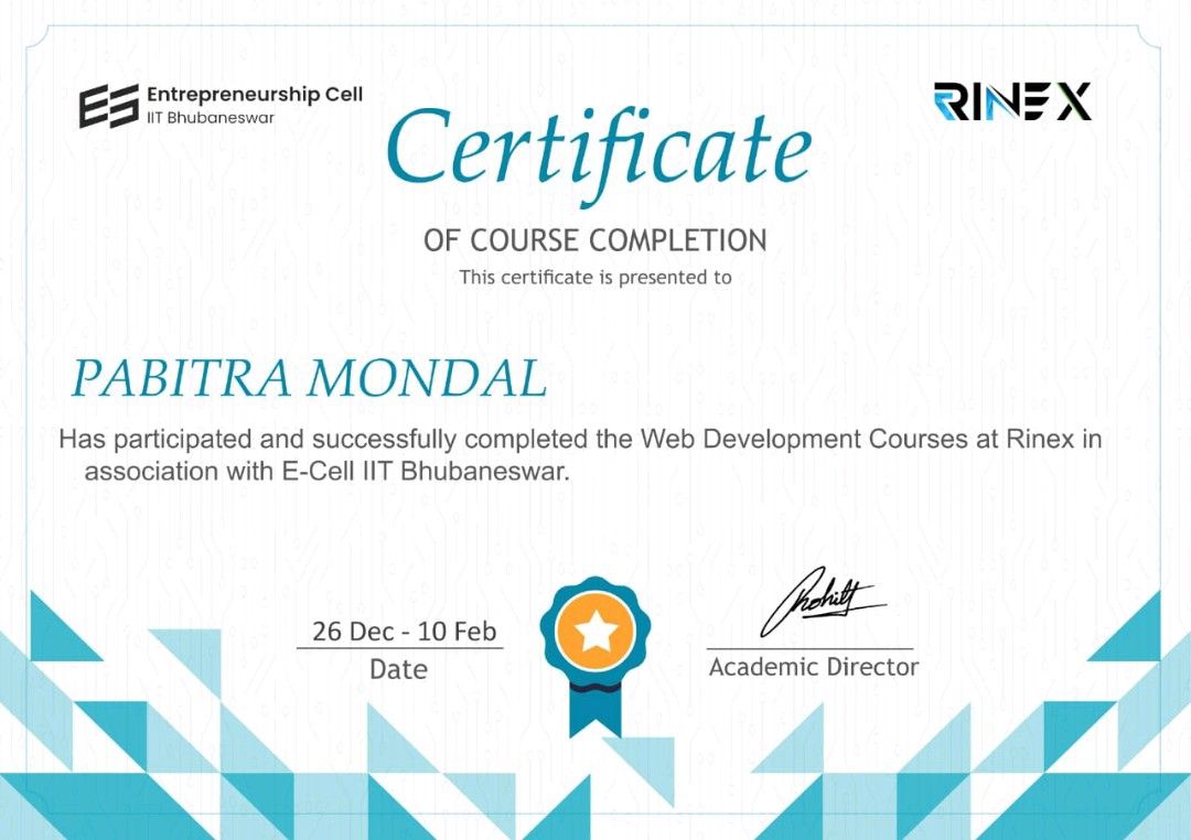 Pabitra Mondal on LinkedIn: I’m happy to share that I’ve obtained a new ... Pabitra Mondal on LinkedIn: I’m happy to share that I’ve obtained a new ...
