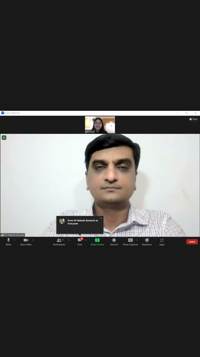 I had a very educative zoom session with my professor from Seneca, Dr ... I had a very educative zoom session with my professor from Seneca, Dr ...