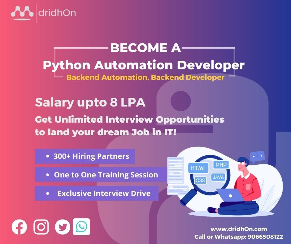 DridhOn it on LinkedIn: #python #pythonautomation #pythonprogramming # ... DridhOn it on LinkedIn: #python #pythonautomation #pythonprogramming # ...