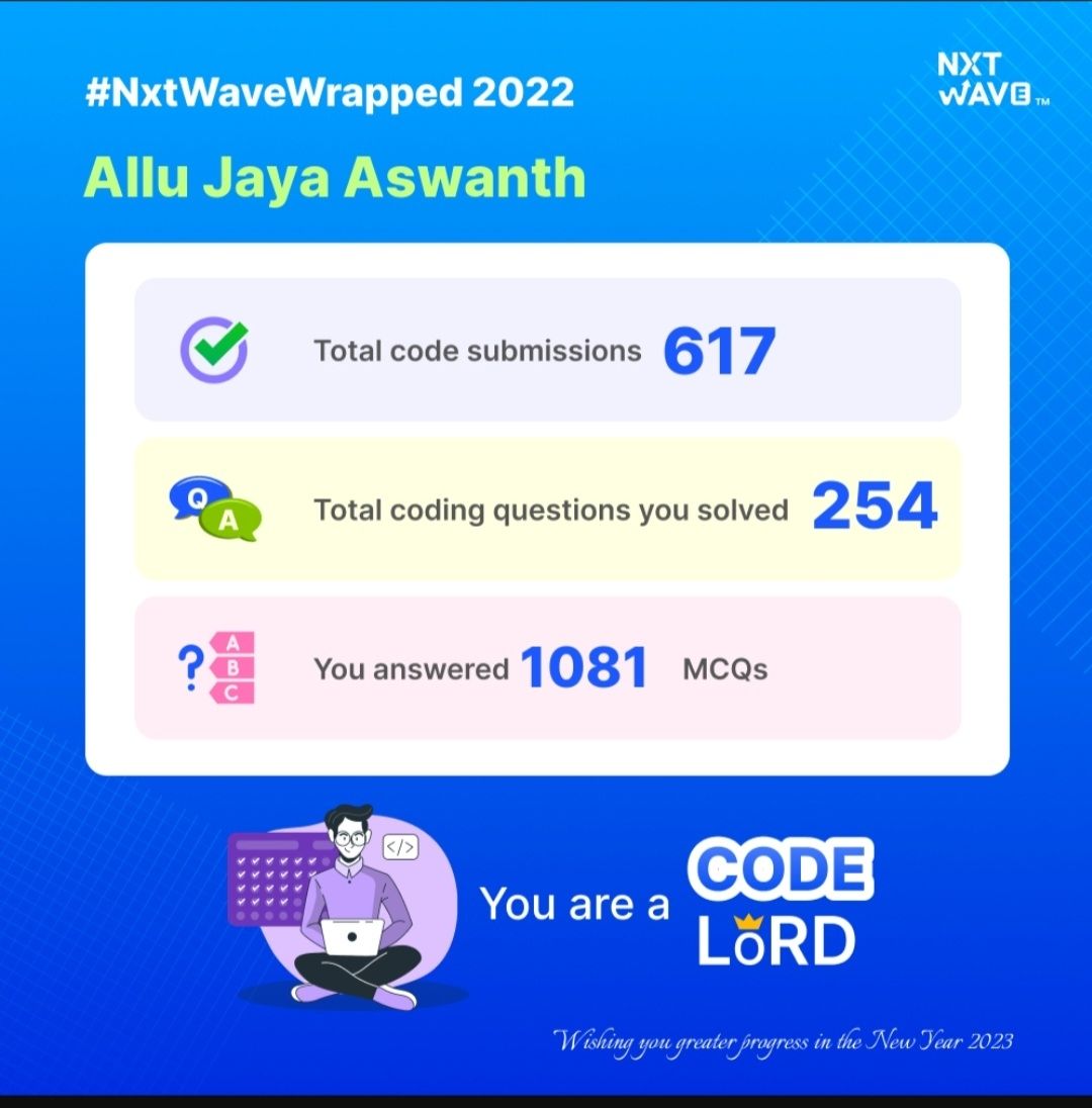 Aswanth Allu on LinkedIn: Hello Everyone😃 Wish you Happy new year😃😃 In ... Aswanth Allu on LinkedIn: Hello Everyone😃 Wish you Happy new year😃😃 In ...