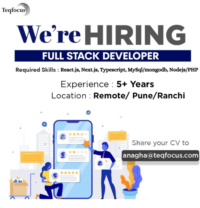 Anagha Kulkarni on LinkedIn: #hiringalert #reactjs #nodejs #typescript ... Anagha Kulkarni on LinkedIn: #hiringalert #reactjs #nodejs #typescript ...