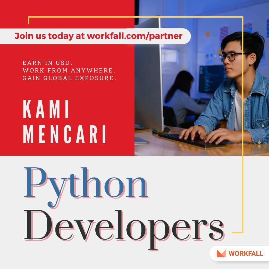 Workfall on LinkedIn: #python #developers #workfall #indonesia #hiring ... Workfall on LinkedIn: #python #developers #workfall #indonesia #hiring ...