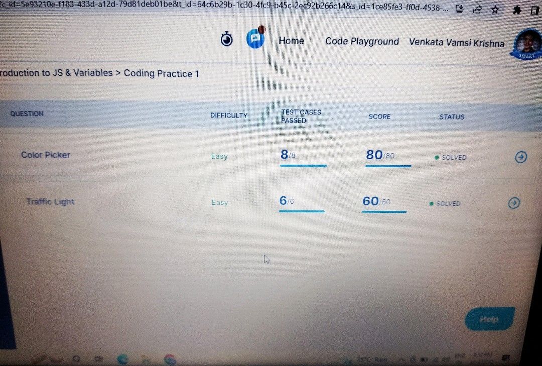 #javascript #1hourofcode #consistency | Venkata Vamsi Krishna G #javascript #1hourofcode #consistency | Venkata Vamsi Krishna G