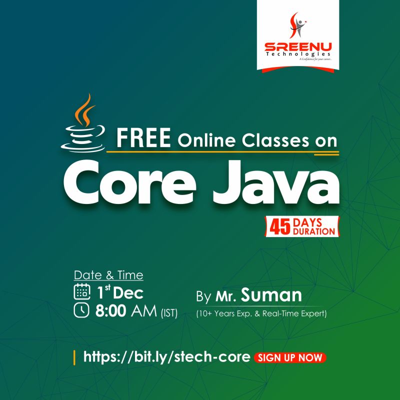 Sreenu Technologies posted on LinkedIn Sreenu Technologies posted on LinkedIn