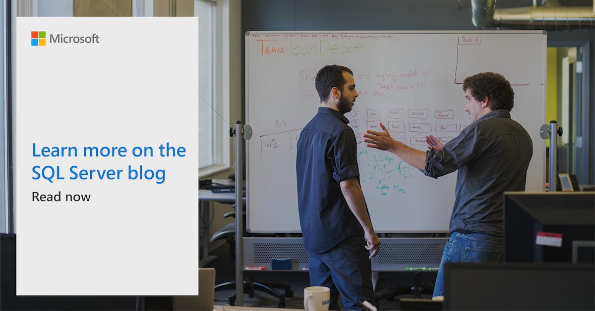 Microsoft SQL Server on LinkedIn: Explore the new capabilities in SQL ... Microsoft SQL Server on LinkedIn: Explore the new capabilities in SQL ...