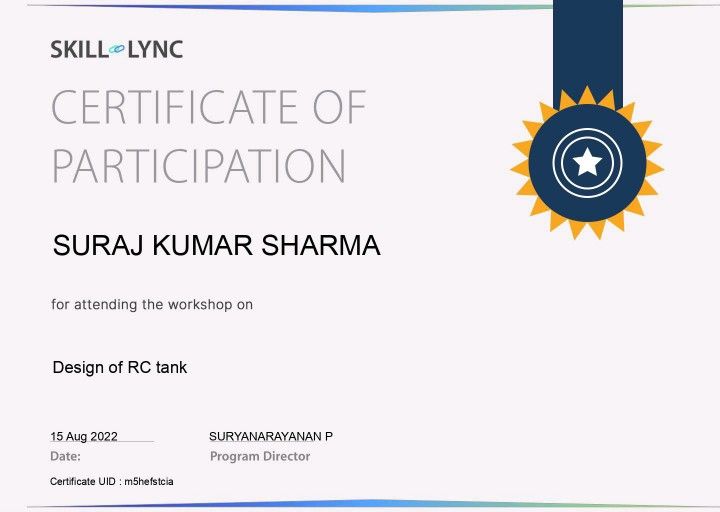Suraj Kumar Sharma on LinkedIn: currently I have got a certificate ... Suraj Kumar Sharma on LinkedIn: currently I have got a certificate ...