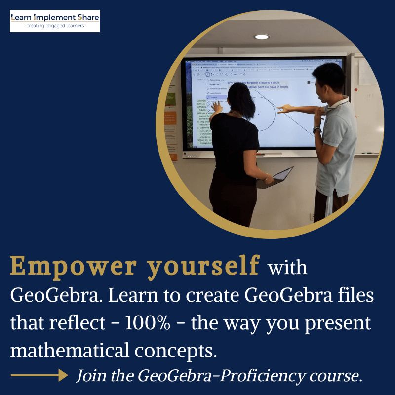 Learn Implement Share on LinkedIn: #geogebra #matheducation #mathematics Learn Implement Share on LinkedIn: #geogebra #matheducation #mathematics