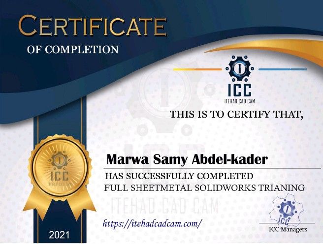 Marwa Samy on LinkedIn: #solidworks #icc Marwa Samy on LinkedIn: #solidworks #icc