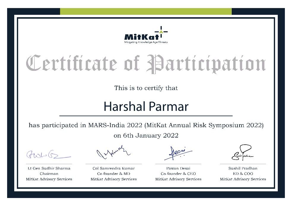 Harshal parmar on LinkedIn: #latepost #mitkat Harshal parmar on LinkedIn: #latepost #mitkat