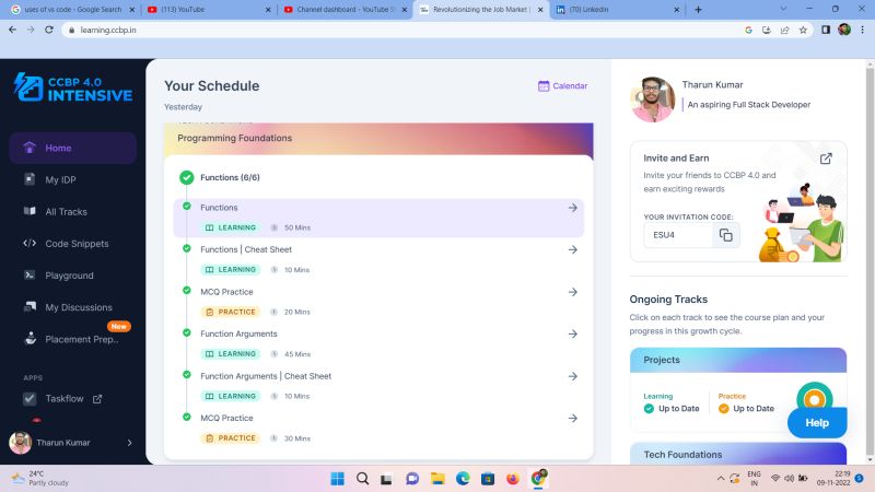 Tharun Kumar Velamjeri on LinkedIn: #python #formation #ccbp #nxtwave # ... Tharun Kumar Velamjeri on LinkedIn: #python #formation #ccbp #nxtwave # ...