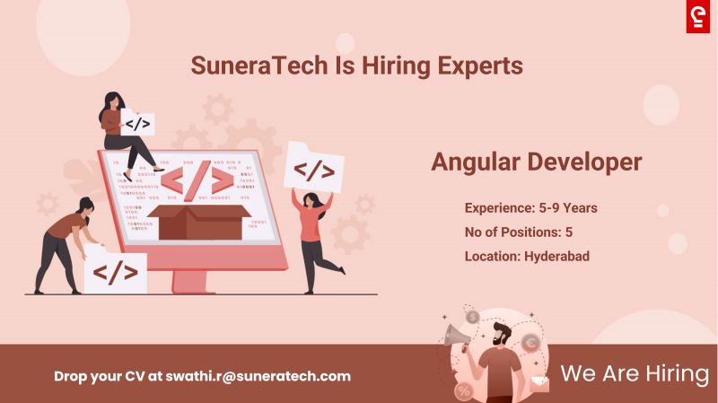 Swapna Saridi on LinkedIn: #hiring #angular #angulardeveloper Swapna Saridi on LinkedIn: #hiring #angular #angulardeveloper