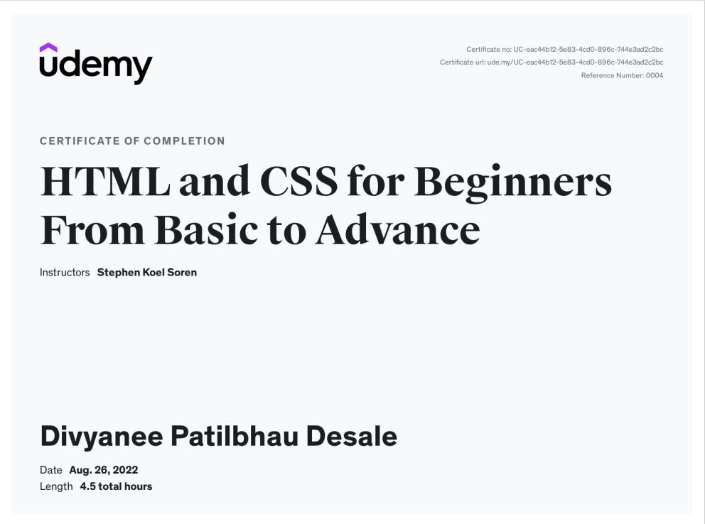 Divyanee Desale on LinkedIn: #share #html #css #happylearning Divyanee Desale on LinkedIn: #share #html #css #happylearning